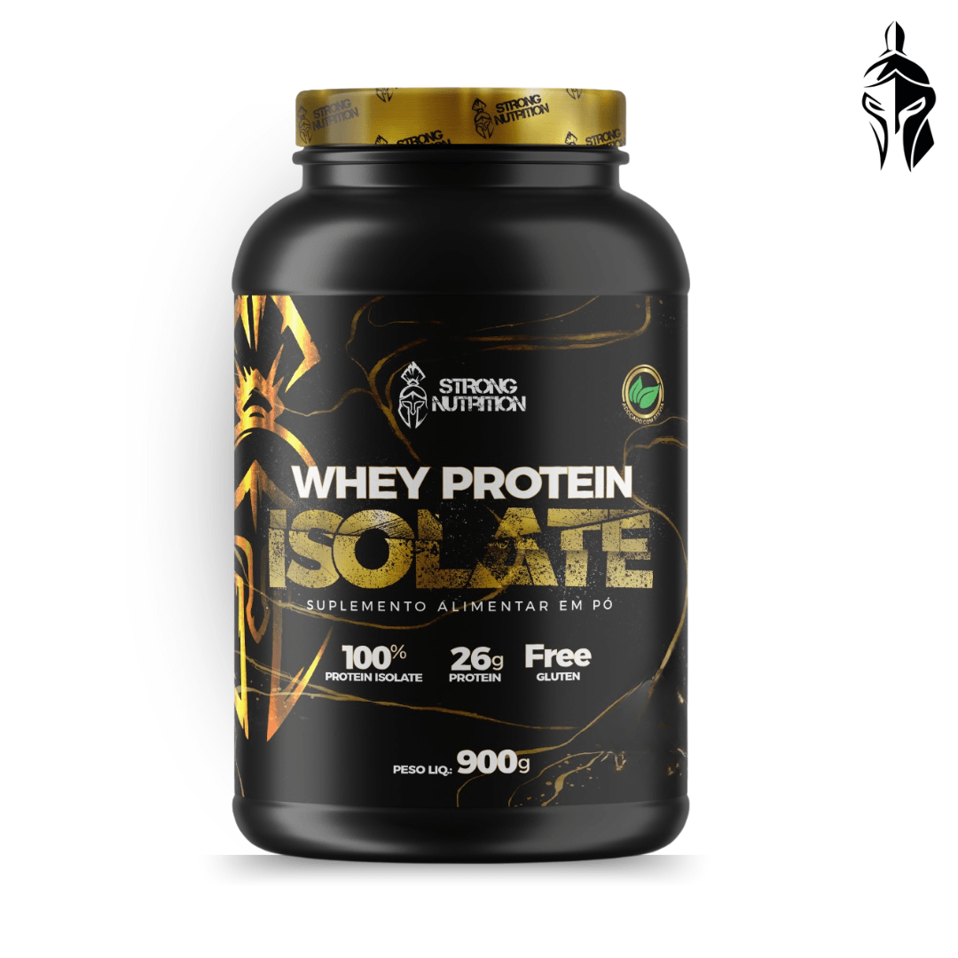 Whey Protein Isolado 900g – Alta Concentração Proteica e Baixo Carboid